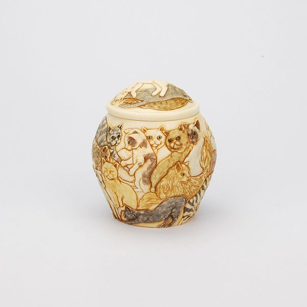 17845 Cats Galore Cast Resin Pet Cremation Urn